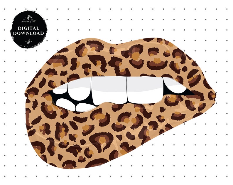 Leopard Lips Leopard Lips Sublimation Leopard Lips PNG Bite - Etsy