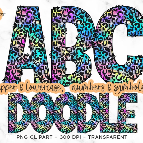 Doodle Letters - Etsy