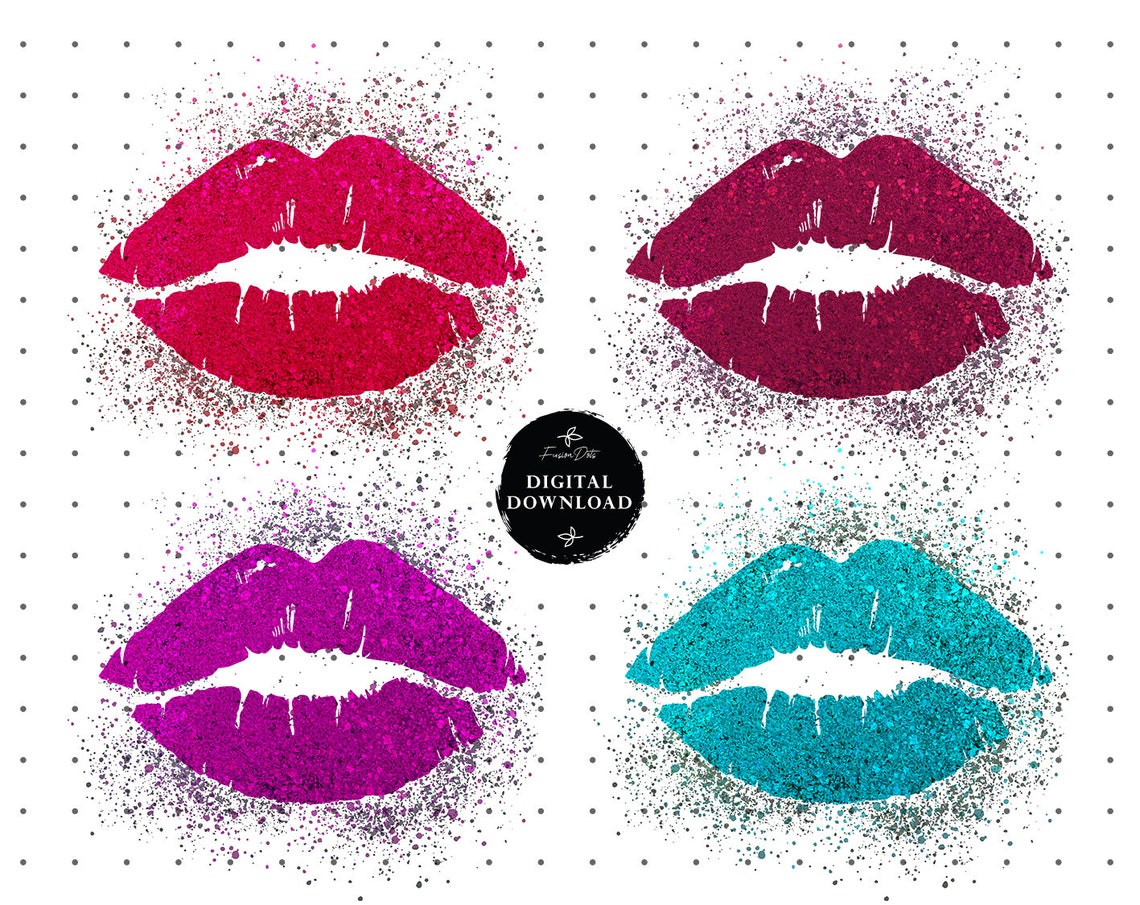 51 Lips Clipart Bundle, Lips Sublimation, Lips PNG, Handmade PNG ...