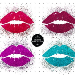 51 Lips Clipart Bundle, Lips Sublimation, Lips PNG, Handmade PNG ...