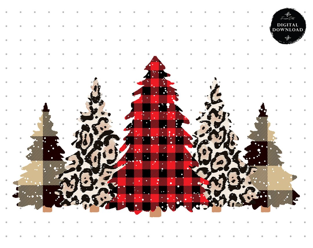 Check Plaid Christmas Tree Clipart, Merry Christmas PNG, Christmas ...