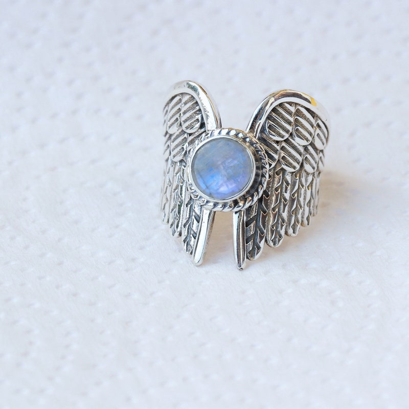 Angel Wings Ring - Etsy