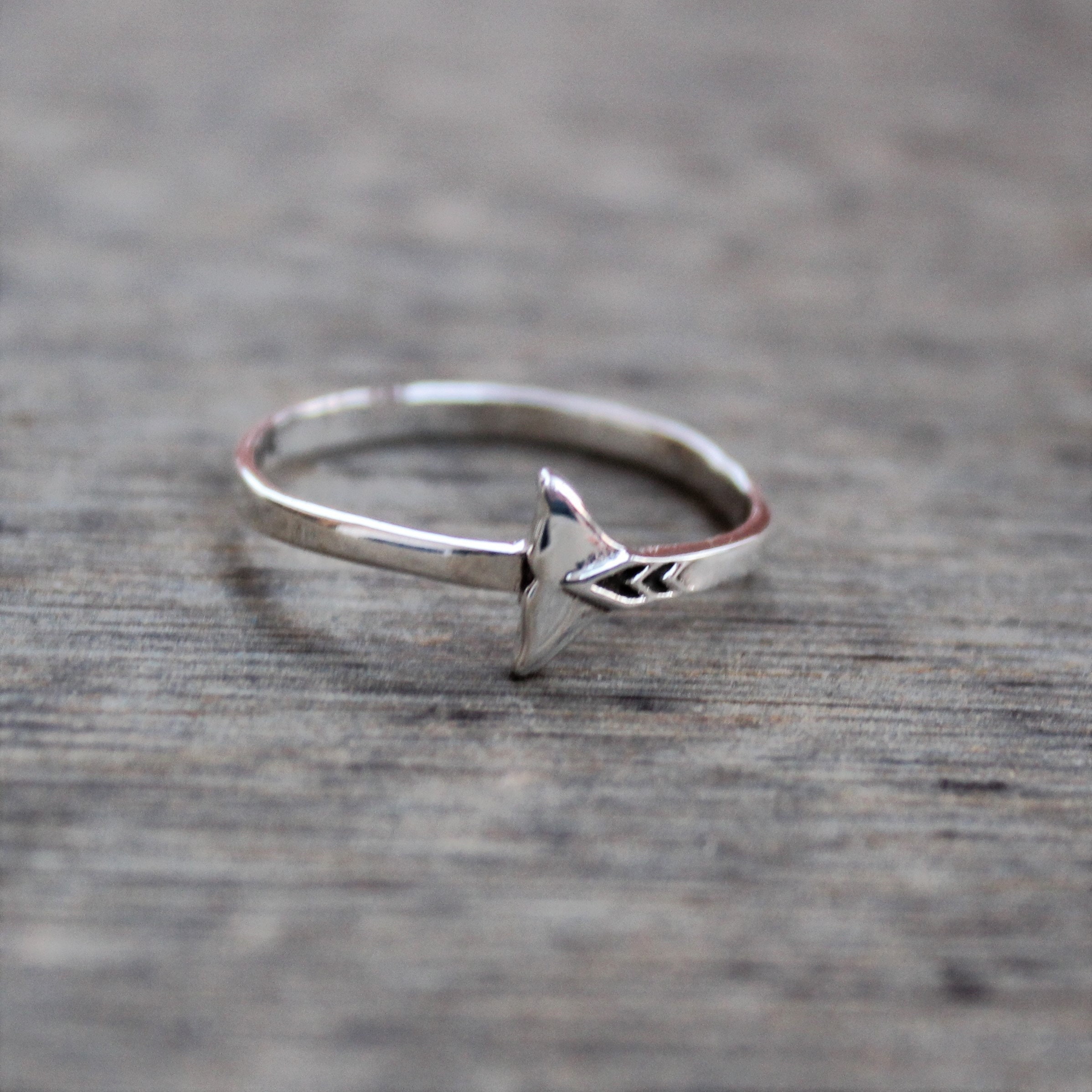 Whale tale sterling silver rings silver band silver | Etsy