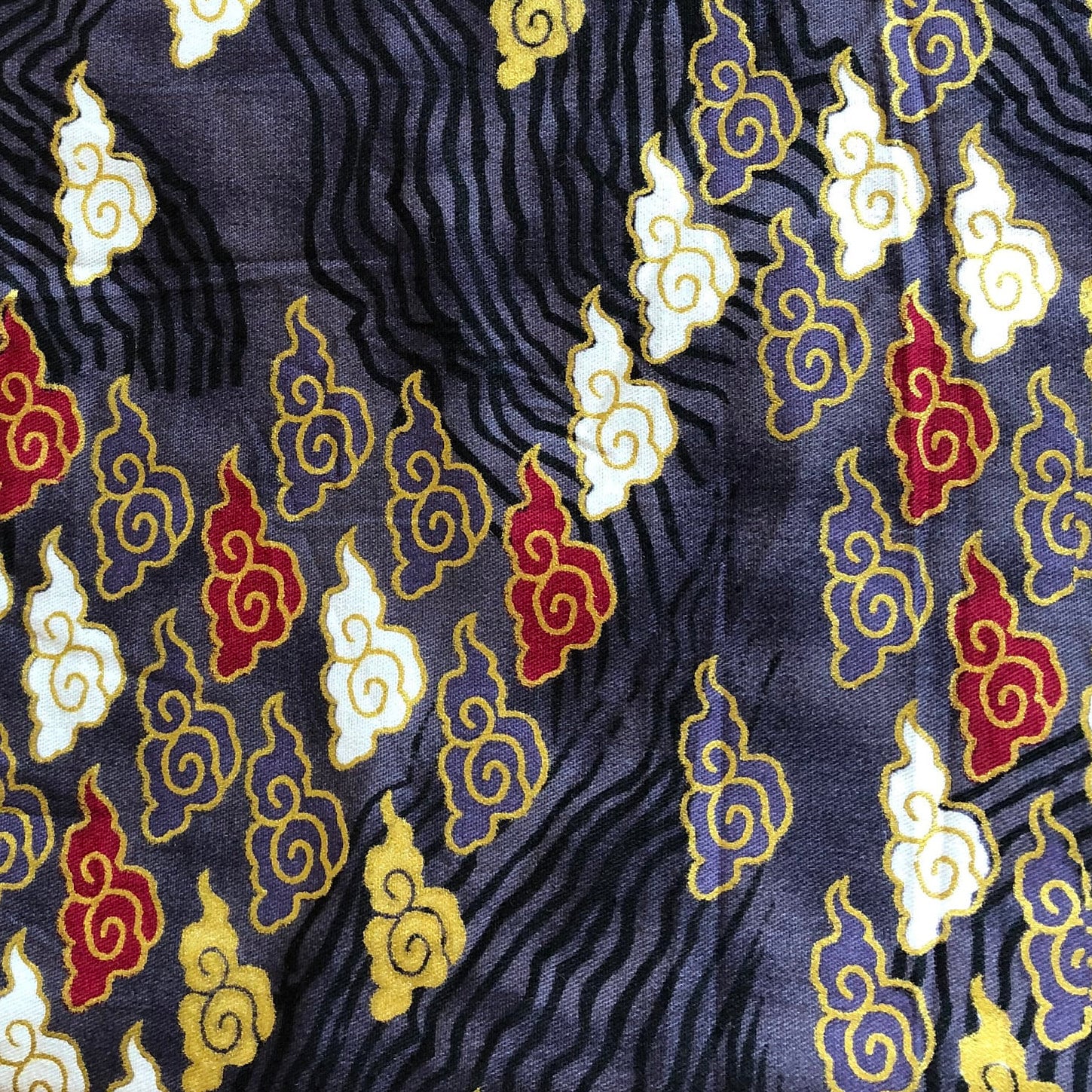 Cotton Face Mask - Japanese Cloud Cotton Print Reusable 3 Layer Fabric ...