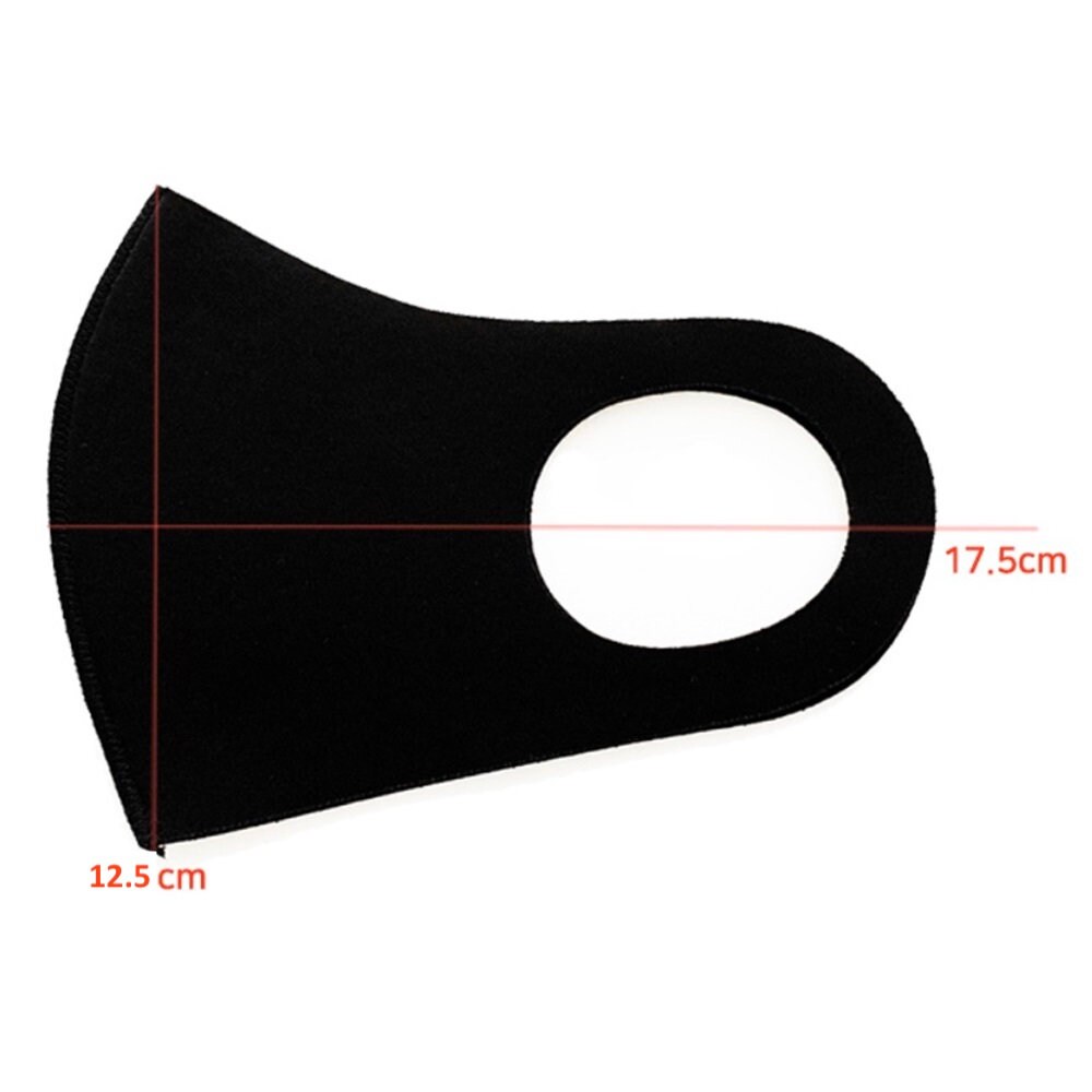 Light Grey 3D Neoprene Face Masks Adult Washable Face Mask Reusable ...