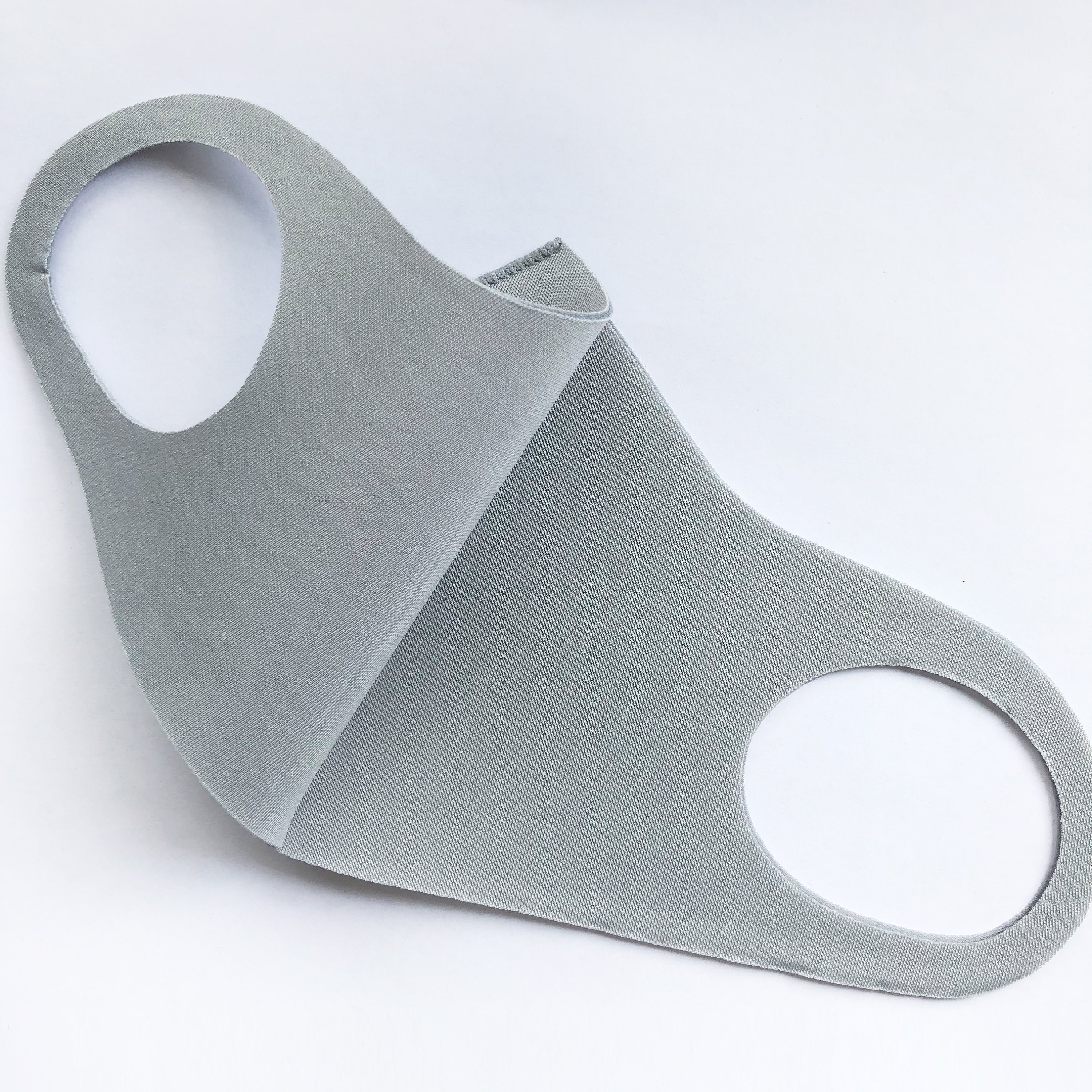 Light Grey 3D Neoprene Face Masks Adult Washable Face Mask - Etsy UK