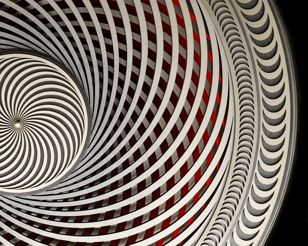 Running Mandala 3D Multilayered Led Lamp Wall Art - Etsy