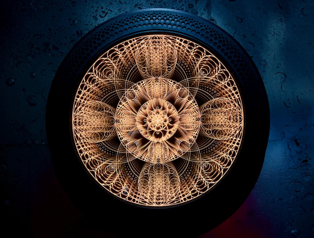 Infinity Mirror "Іnfinity Multiverse". Sacred Geometry Wall Art. - Etsy