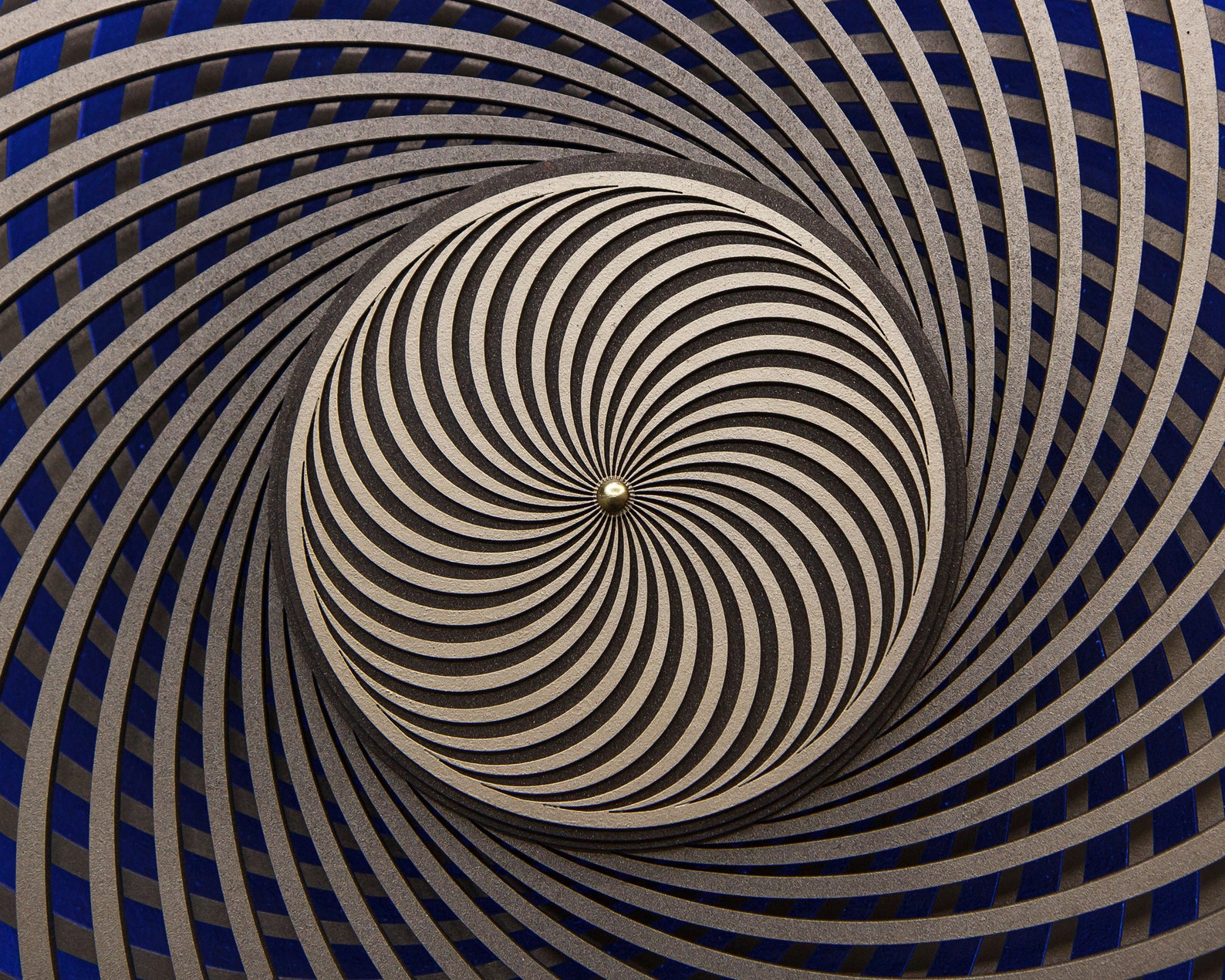 Running Mandala 90cm "fibonacci". 3D Multilayered LED Lamp Wall Art ...