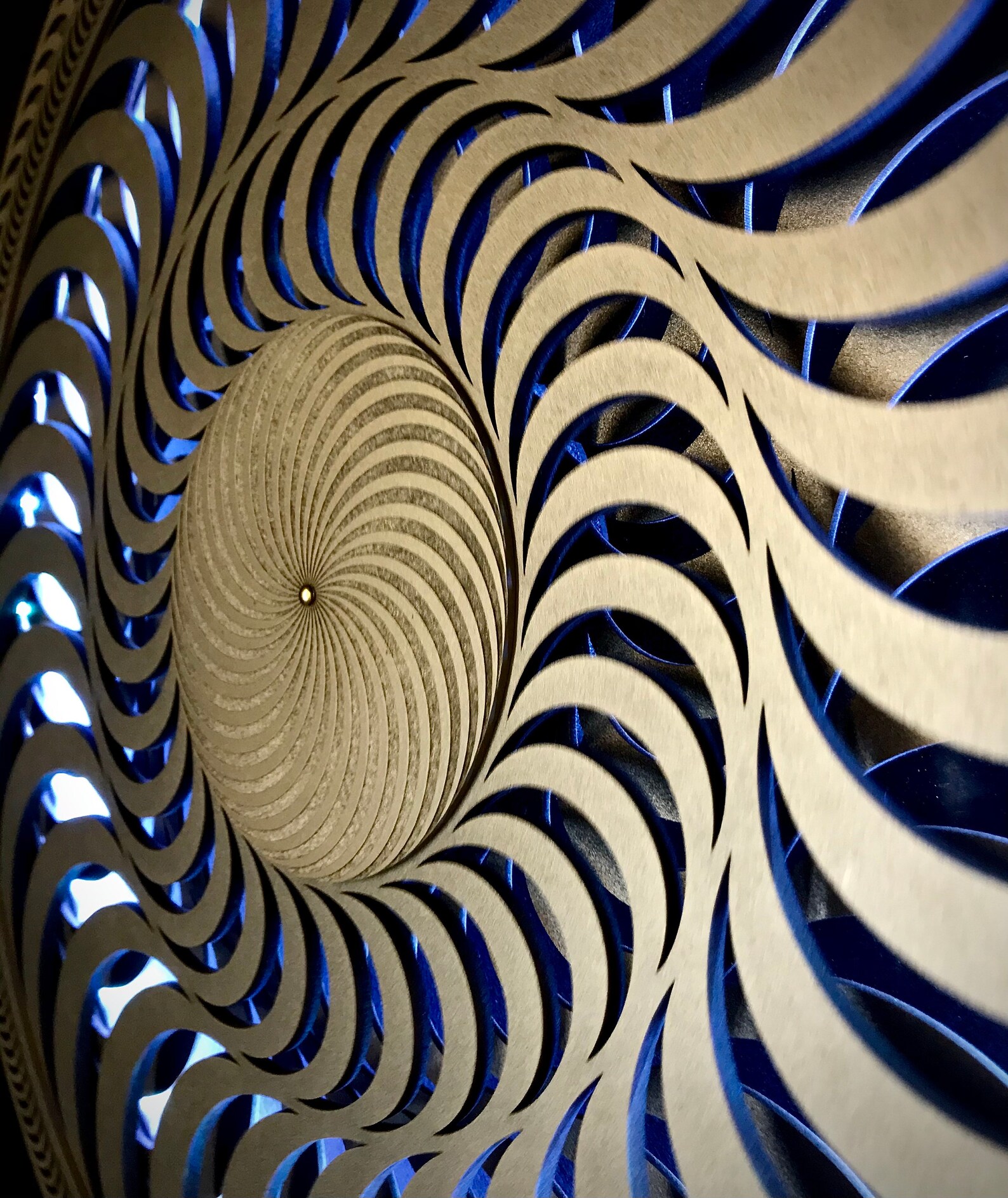 Running Mandala 3D Multilayered Led Lamp Wall Art - Etsy