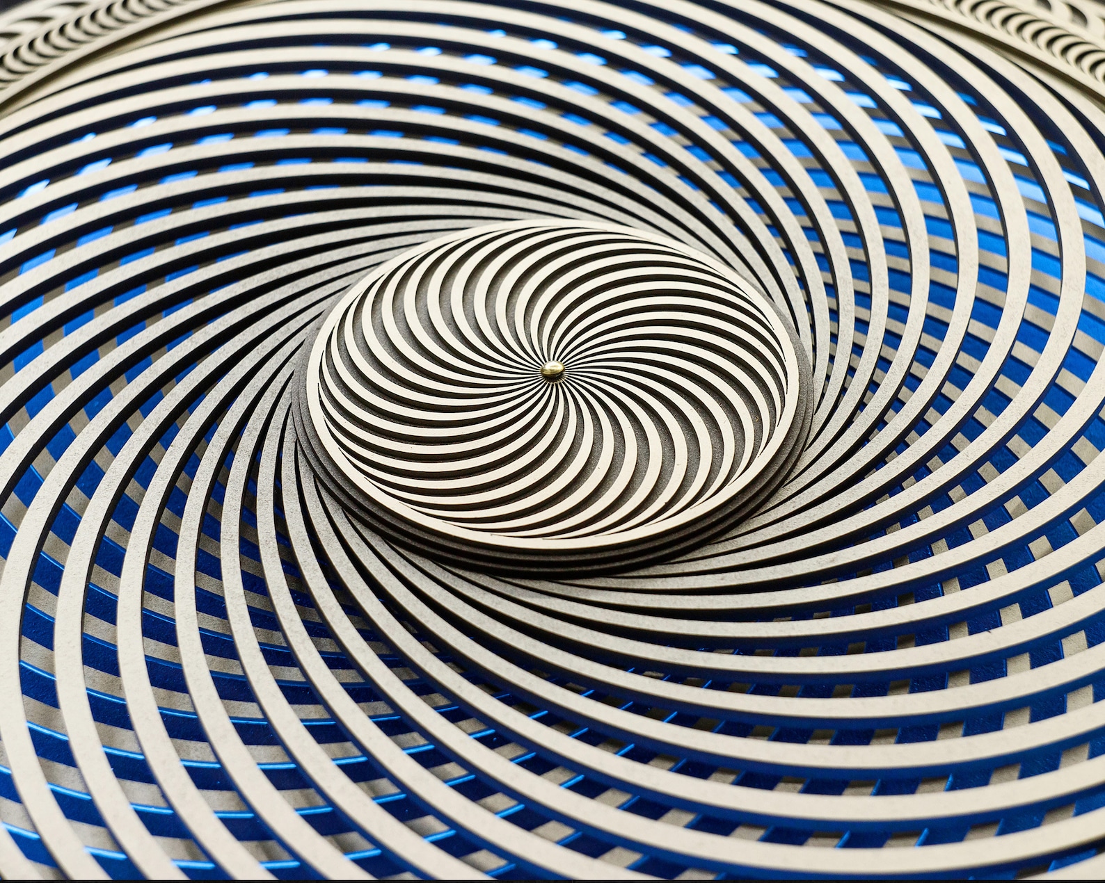 Running Mandala 90cm "fibonacci". 3D Multilayered LED Lamp Wall Art ...