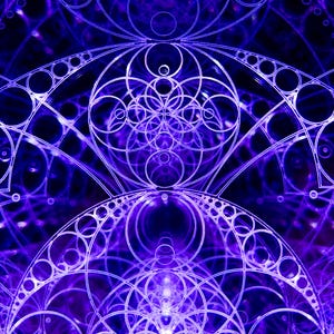 Infinity Mirror "Іnfinity Multiverse". Sacred Geometry Wall Art. - Etsy