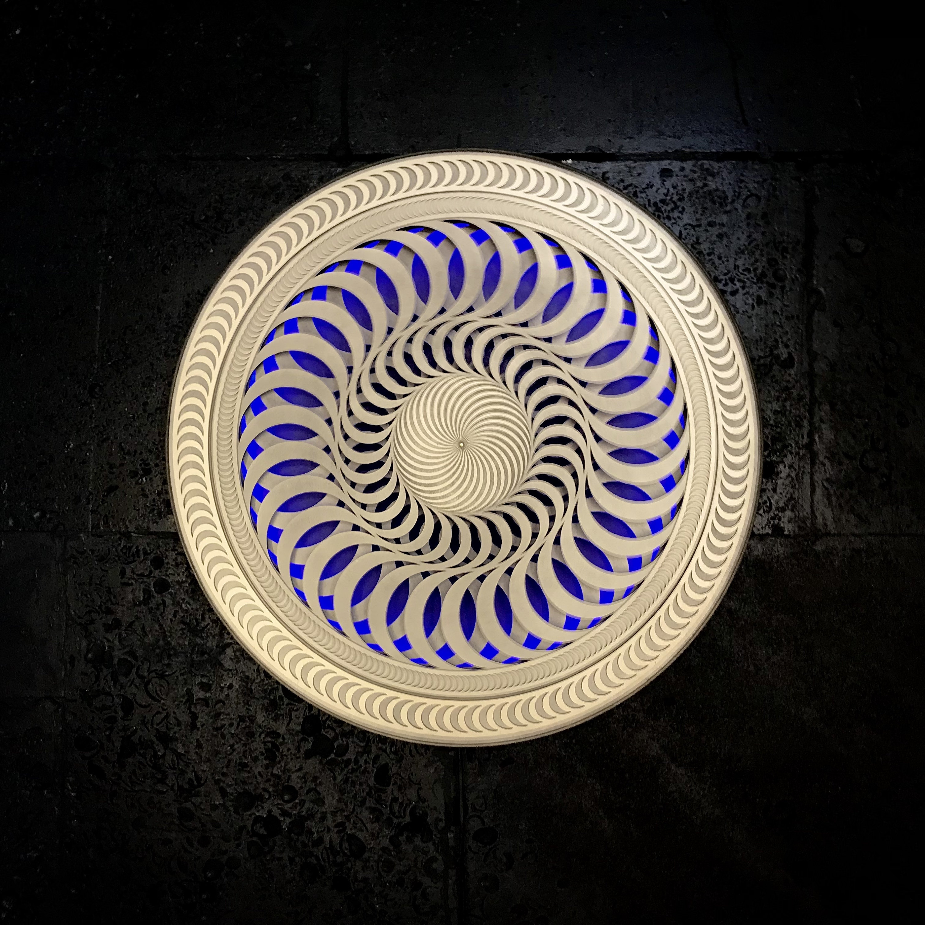 Running Mandala 3D Multilayered Led Lamp Wall Art - Etsy