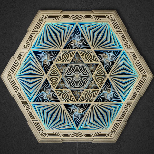Star of David Lamp - Etsy