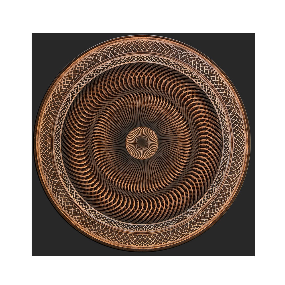 Running Mandala 90 сm/35'' "whisper of the Universe" Led Lamp Wall Art ...