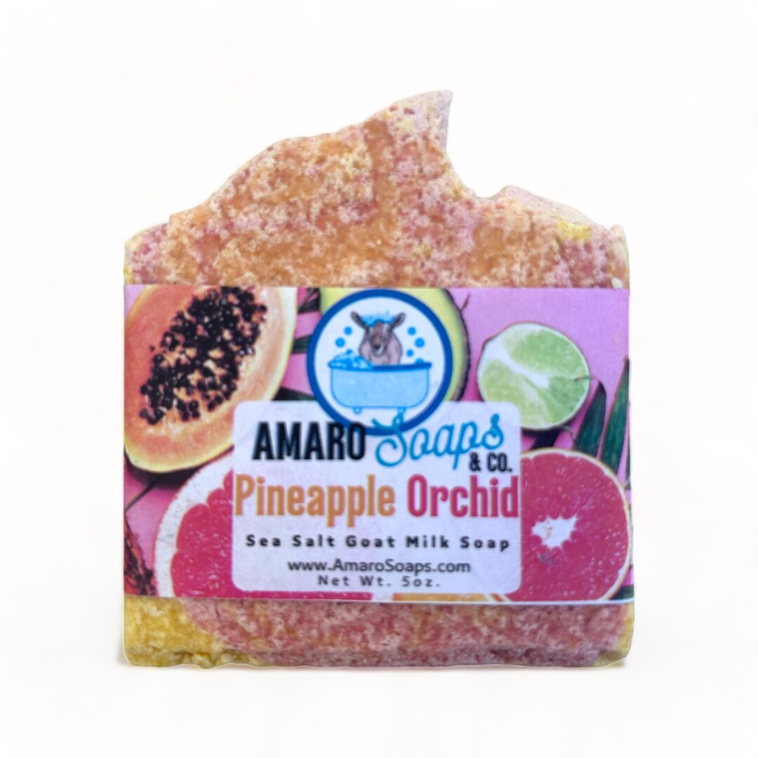 Pineapple Orchid Soap, Tropical Soap, Soap Bar, Exotic Soap, Goat Milk ...