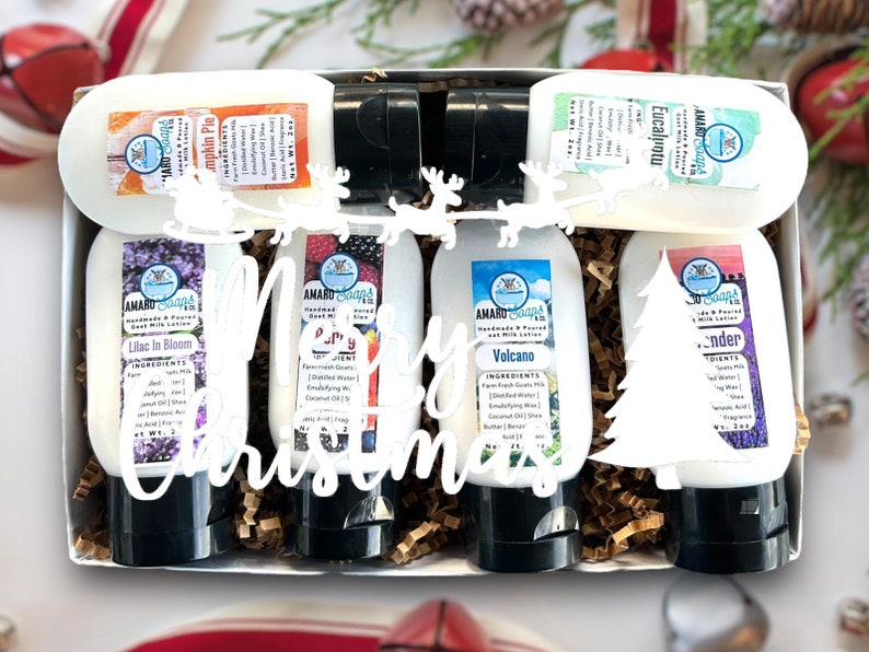 Goat Milk Body Lotion Variety Gift Set, Lotion for Body Moisturizer ...