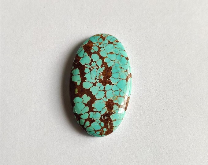 Spider Web Number 8 Mine Turquoise | Number 8 Turquoise Smooth Cabochon ...