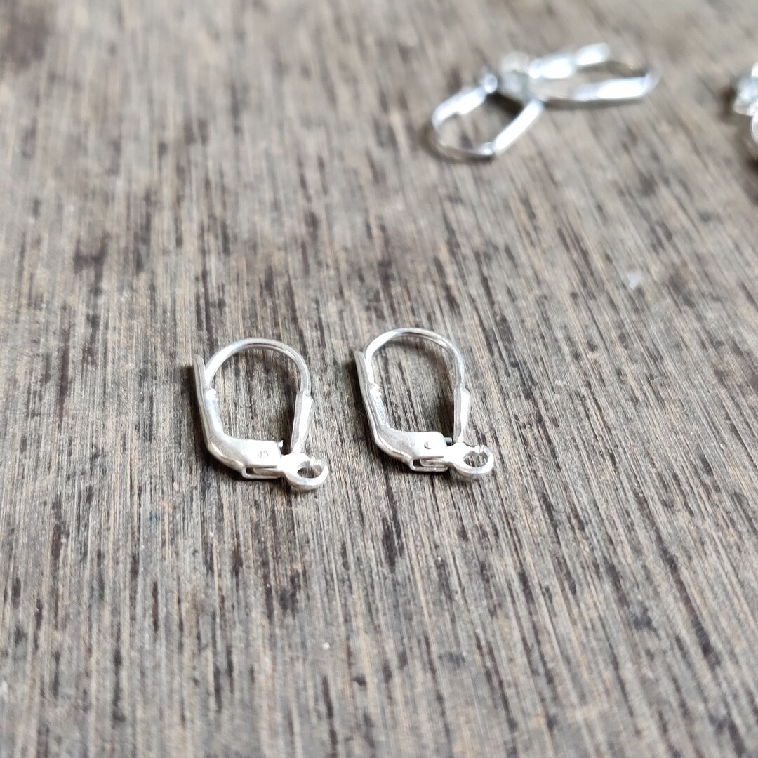 Lever Back Sterling Silver Hoops, Silver Eearring Hoops, Lever Back ...