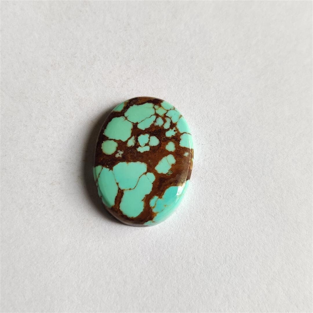Number 8 Mine Turquoise Number 8 Turquoise Smooth Cabochon Turquoise ...