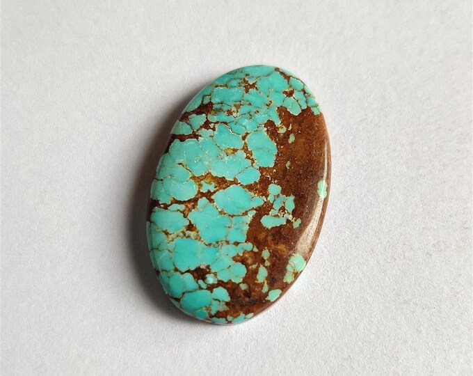 Spider Web Number 8 Mine Turquoise | Number 8 Turquoise Smooth Cabochon ...