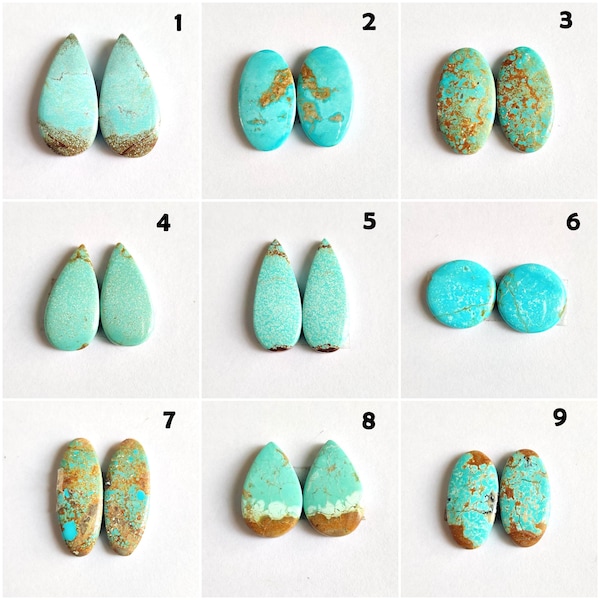 Number 8 Turquoise - Etsy