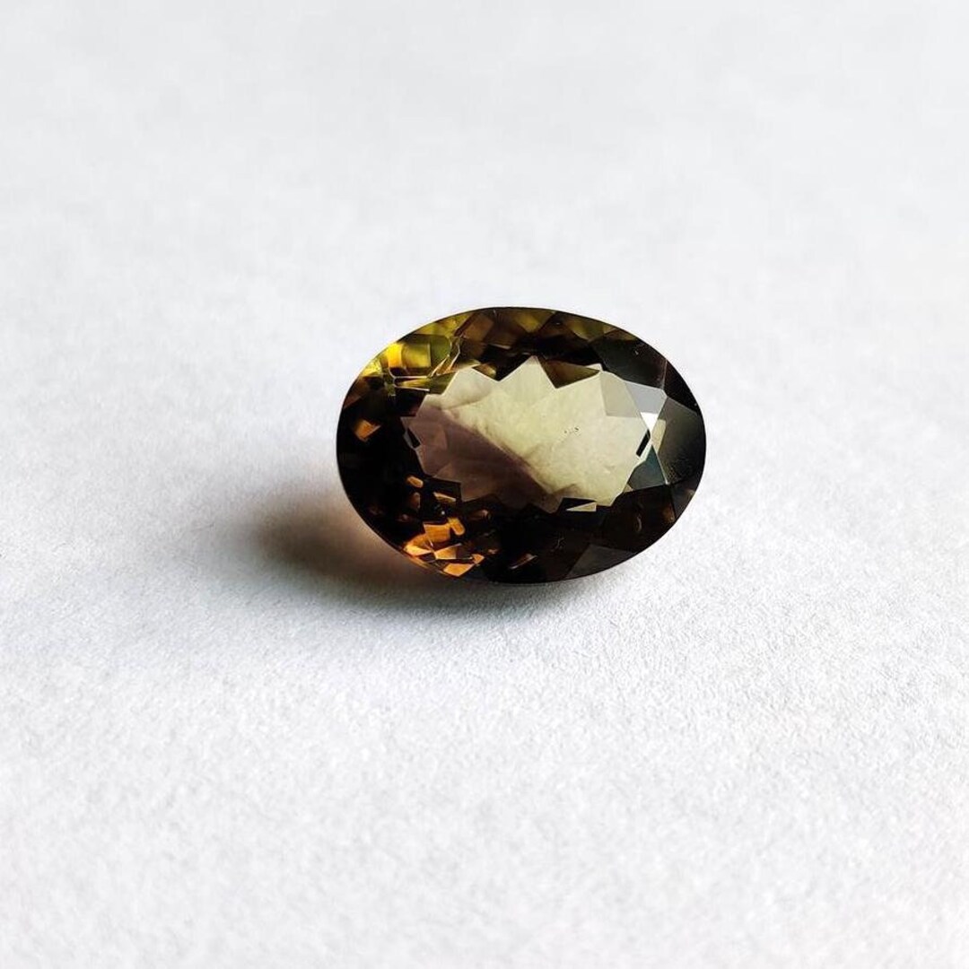 Brazilian Natural Bio Lemon Quartz Faceted Oval Cut 14x11 Mm,bio Lemon ...