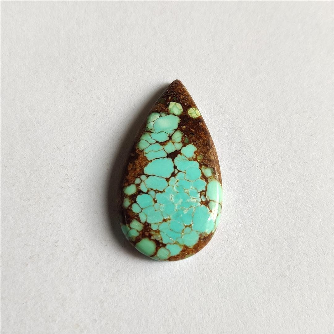 Spider Web Number 8 Mine Turquoise | Number 8 Turquoise Smooth Cabochon ...