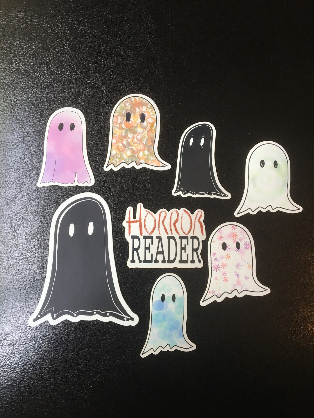 Spooky Cute Horror Reader Ghost Sticker Bundle! - Etsy