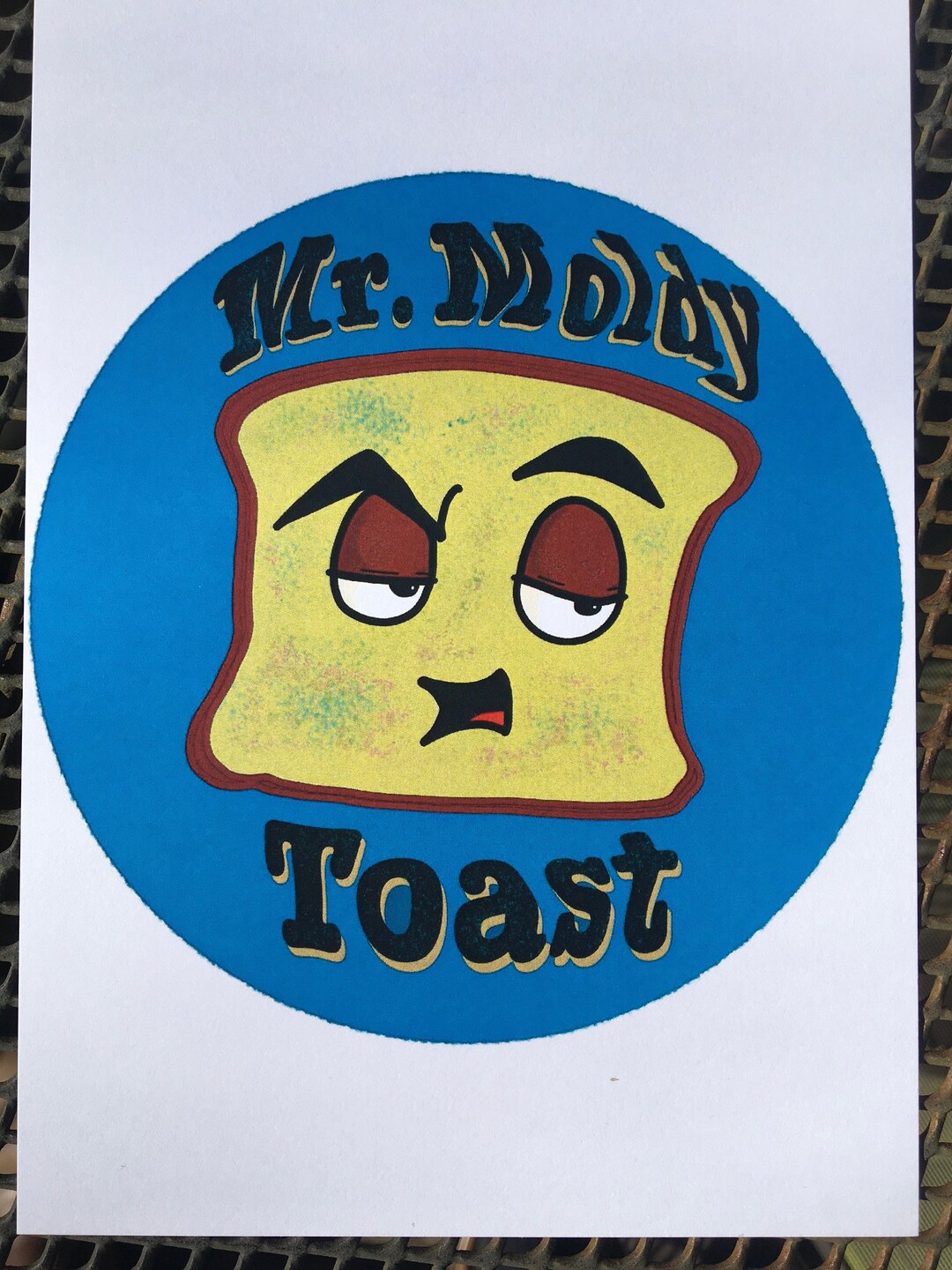 Mr. Moldy Toast Print- the Greatest Sassy Pants,jerk Print in the World ...