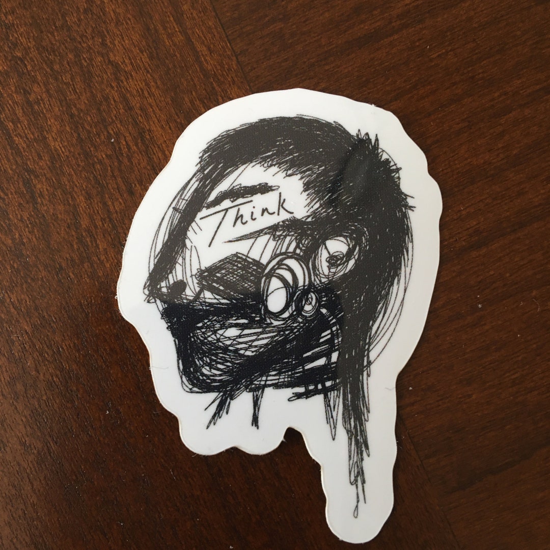 Think Philosophy Waterproof Sticker for Philosophers - Etsy