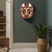Mask Multilayer Wood Wall Art, Wooden Home Wall Decorations, 3D Layered ...