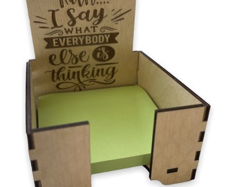 Unique Post It Note Holder - Etsy