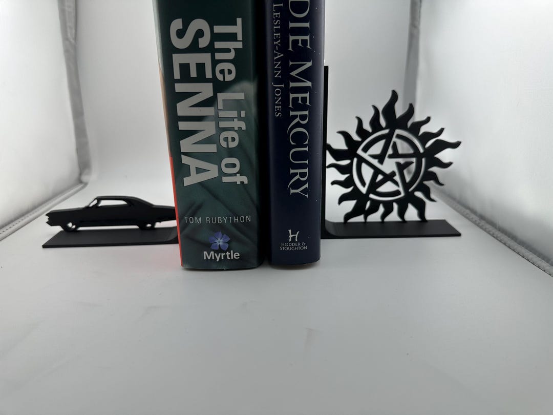 Bookends, TV Series Supernatral, Pair or Single Bookend, Available in a ...