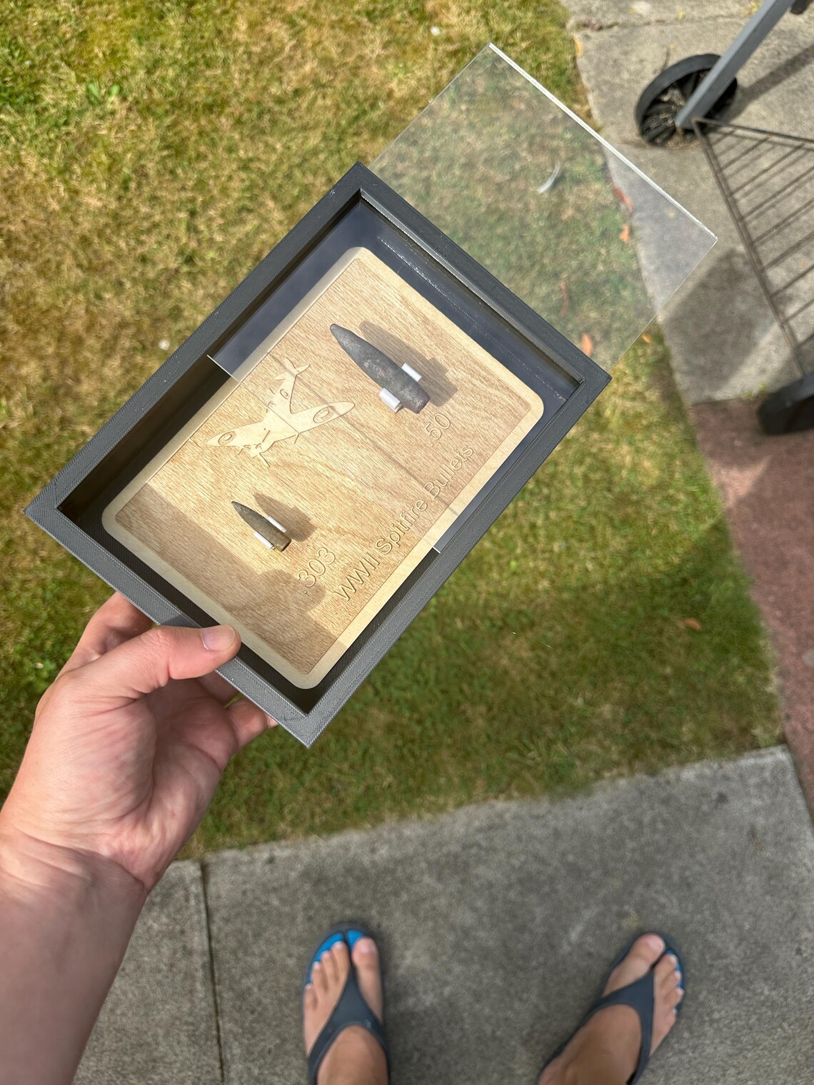 WWII Spitfire Bullet Tips (.303 & .50 Cal) in Display Case -items Can ...