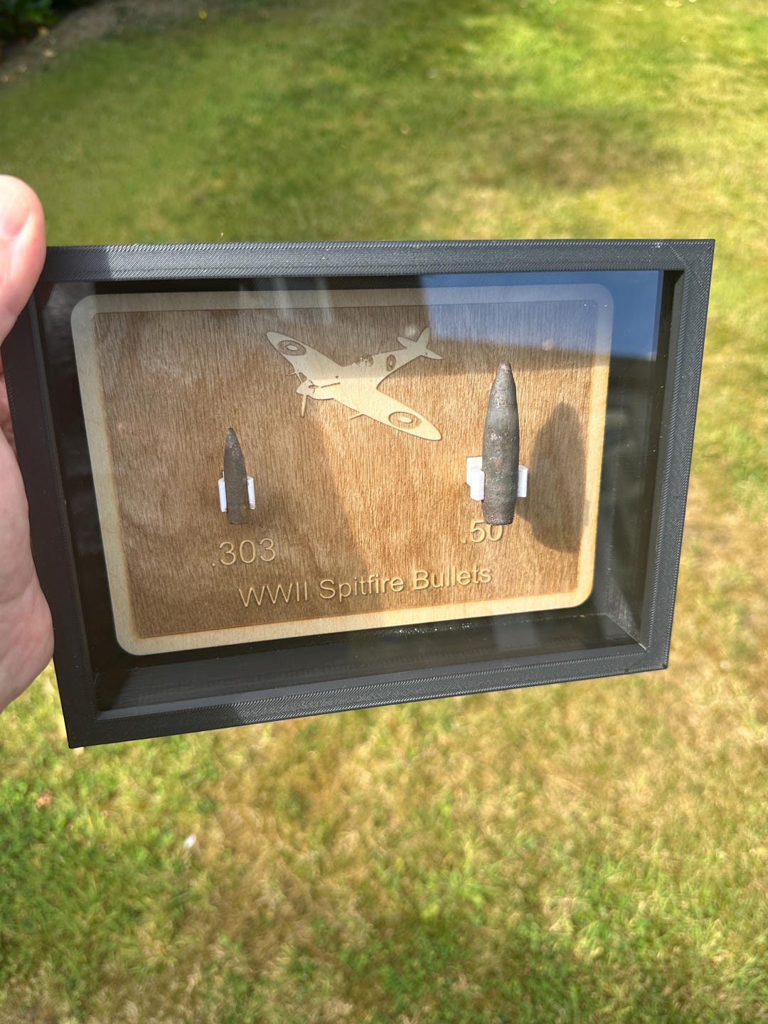 WWII Spitfire Bullet Tips (.303 & .50 Cal) in Display Case -items Can ...