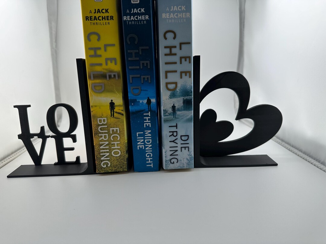 Bookends, Love / Family / Pair or Single Bookend, Available in a Range ...