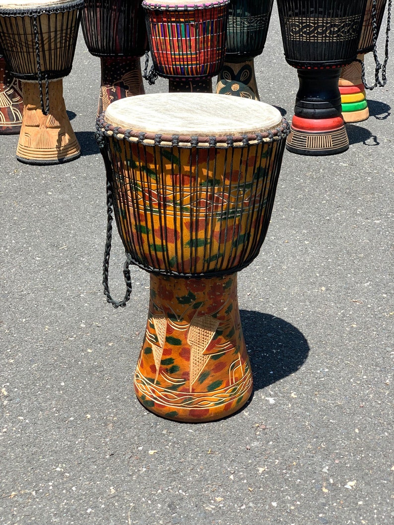 24" Djembe Drum - Etsy
