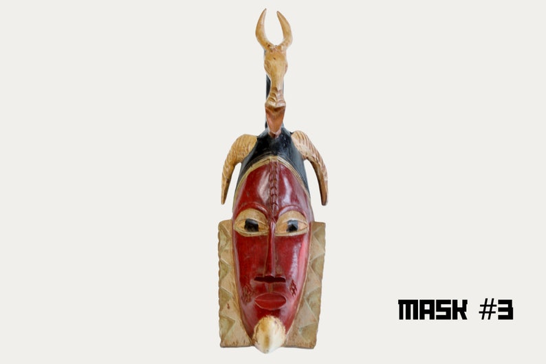 African Guro Mask From Ivory Coast | Guru Mask From Cote D'ivoire - Etsy