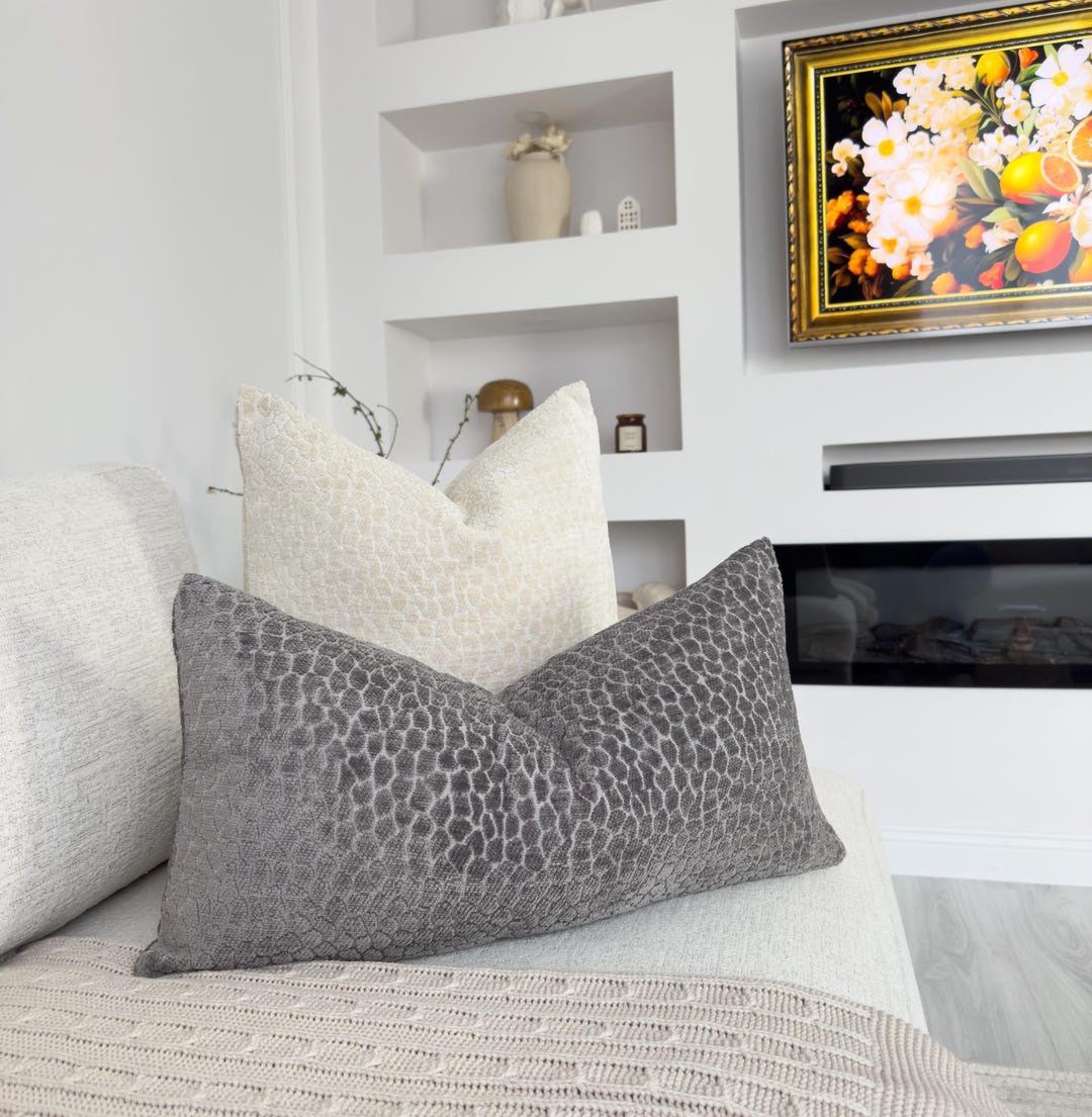 Lumbar Pillow Gray