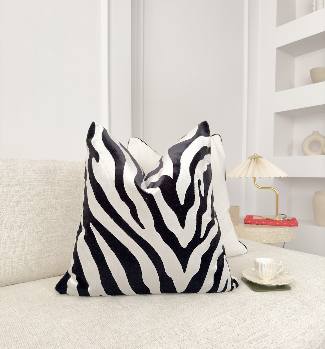 Black and white pillow covers store