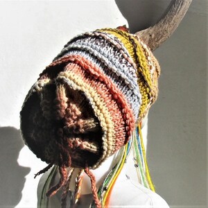 Knit Men Woman Dreads Long Tube Hat Knit Women Men Headbands Tube ...