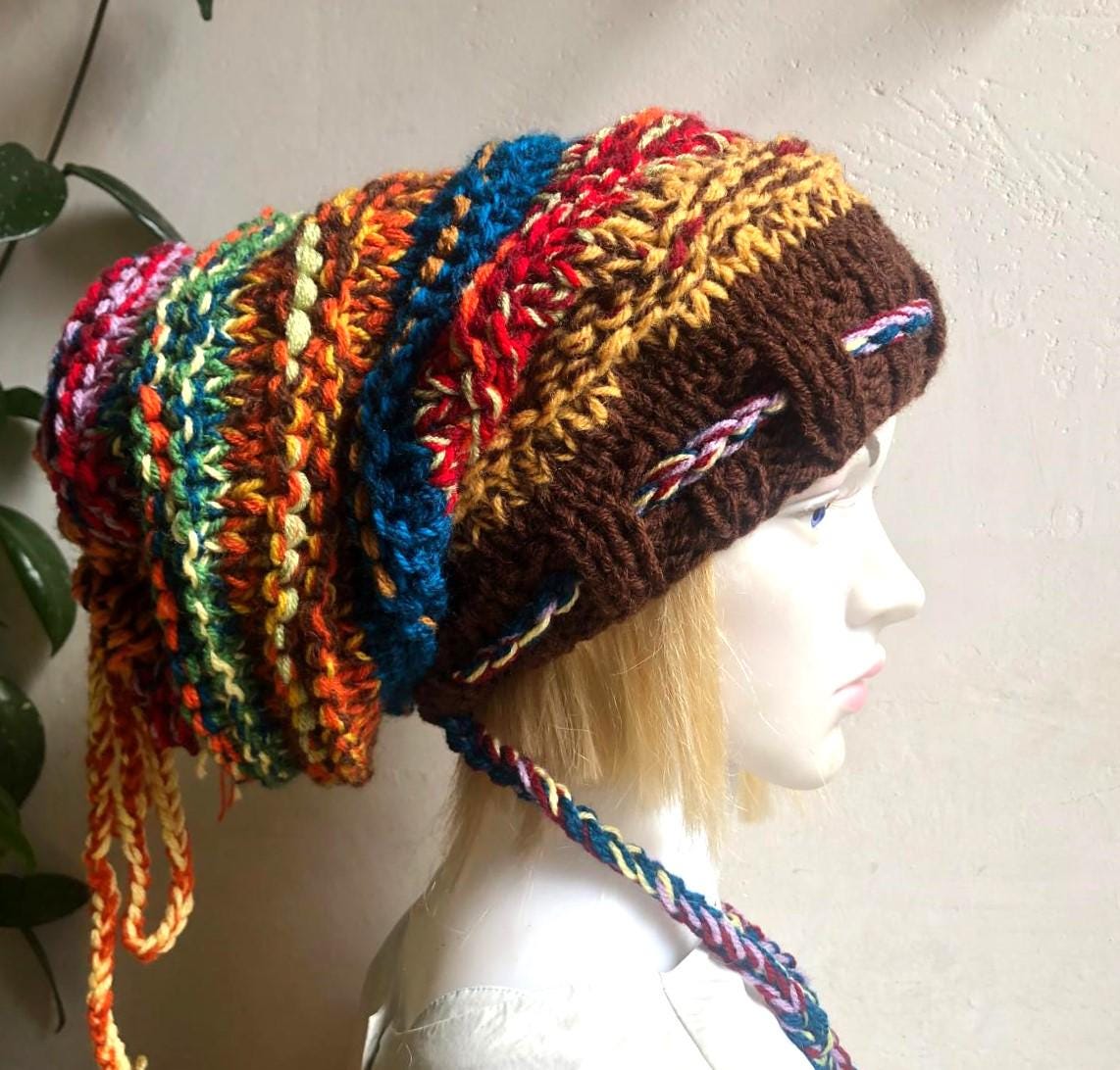 Knit Women Men Headbands Tube Dreads Wrap Dread Sock Dreadlock Beanie ...