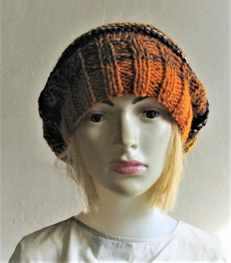 XXL Slouchy Dreads Beanie, Hand-knitted Dreadlock Hat - Etsy