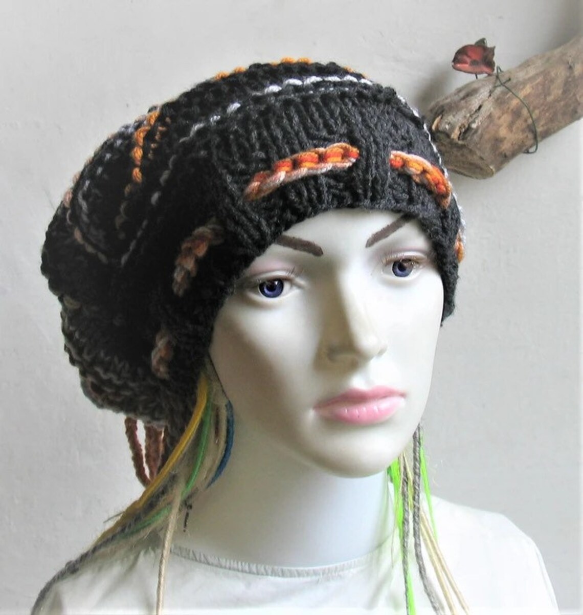Knit Women Men Headbands Tube Dreads Wrap Dread Sock Dreadlock Beanie ...