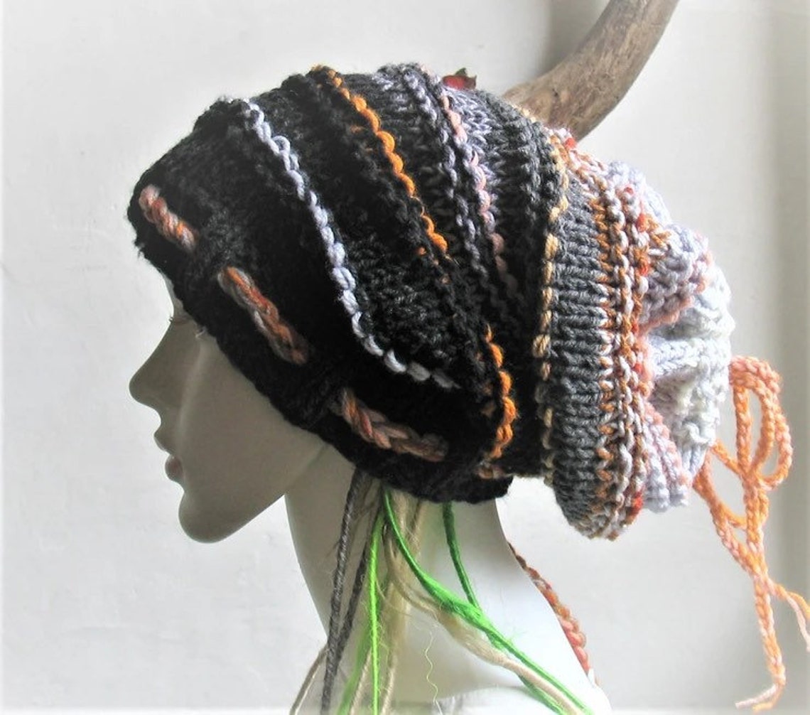 Knit Women Men Headbands Tube Dreads Wrap Dread Sock Dreadlock Beanie ...