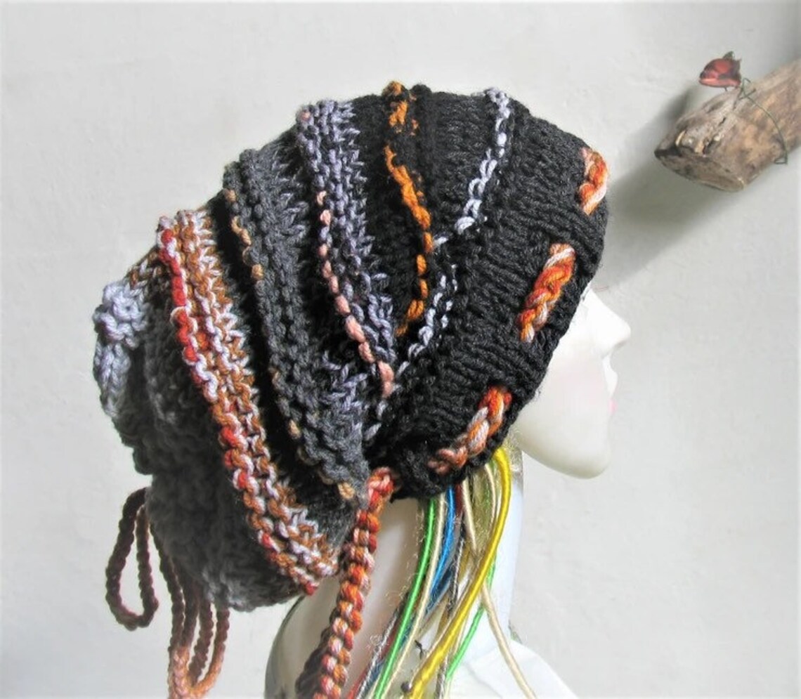 Knit Women Men Headbands Tube Dreads Wrap Dread Sock Dreadlock Beanie ...