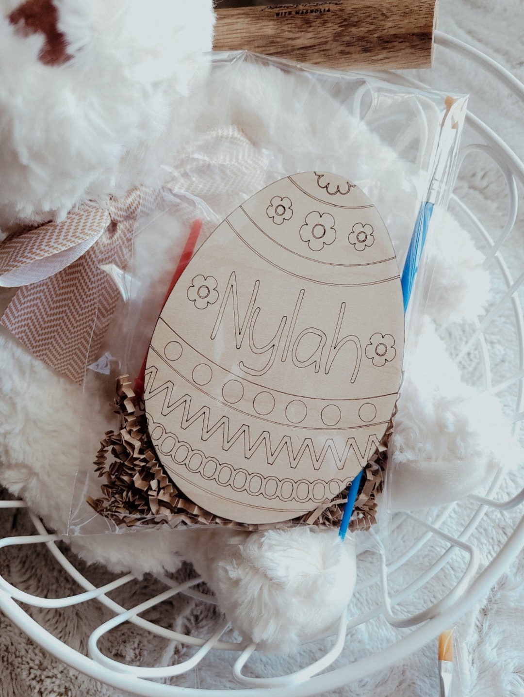 DIY Personalized Easter Egg Kit, Easter Basket Stuffer,personalized ...