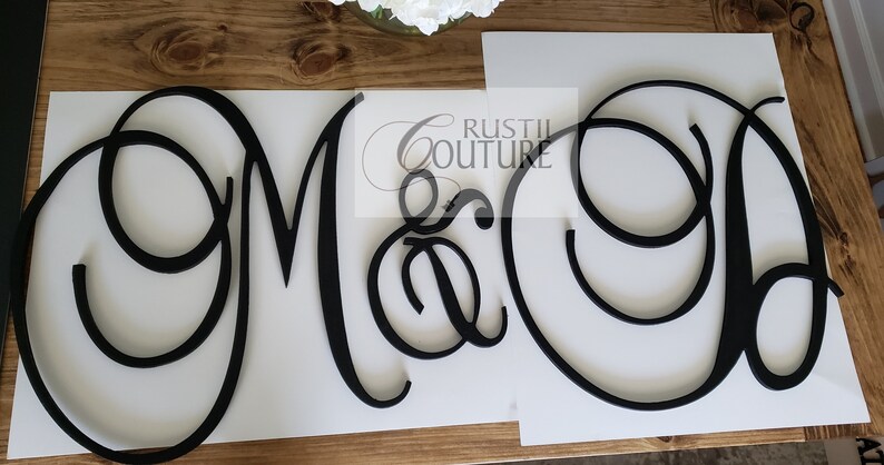 Curved Font Wood Letters Small and Large Wooden Letters - Etsy