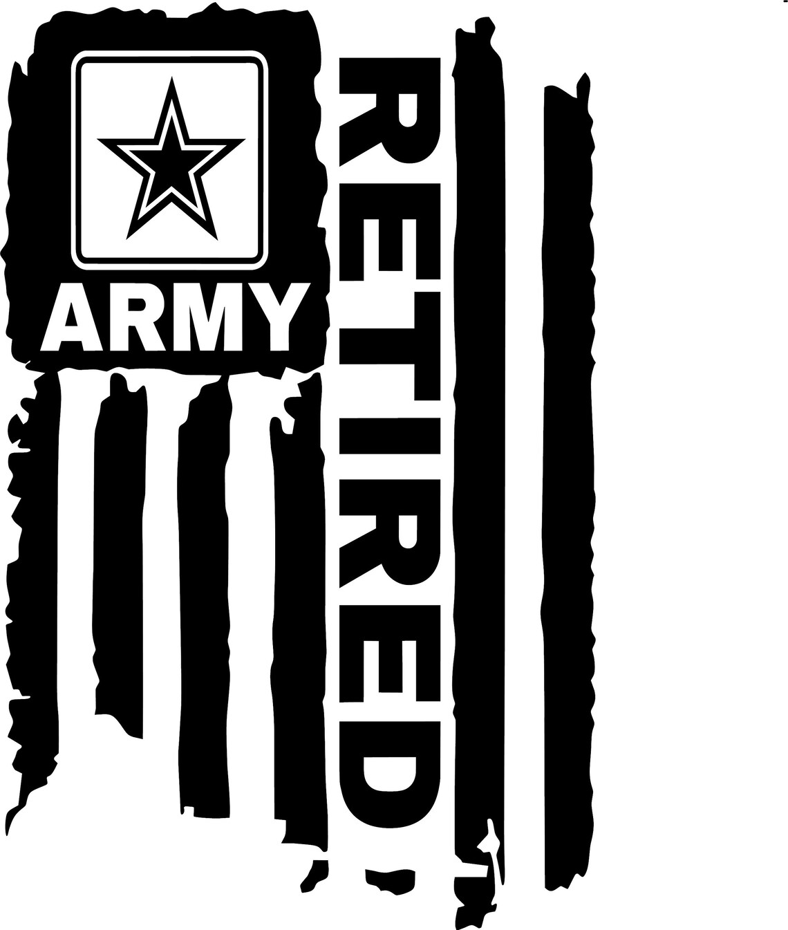 Army Flag Retired | Etsy